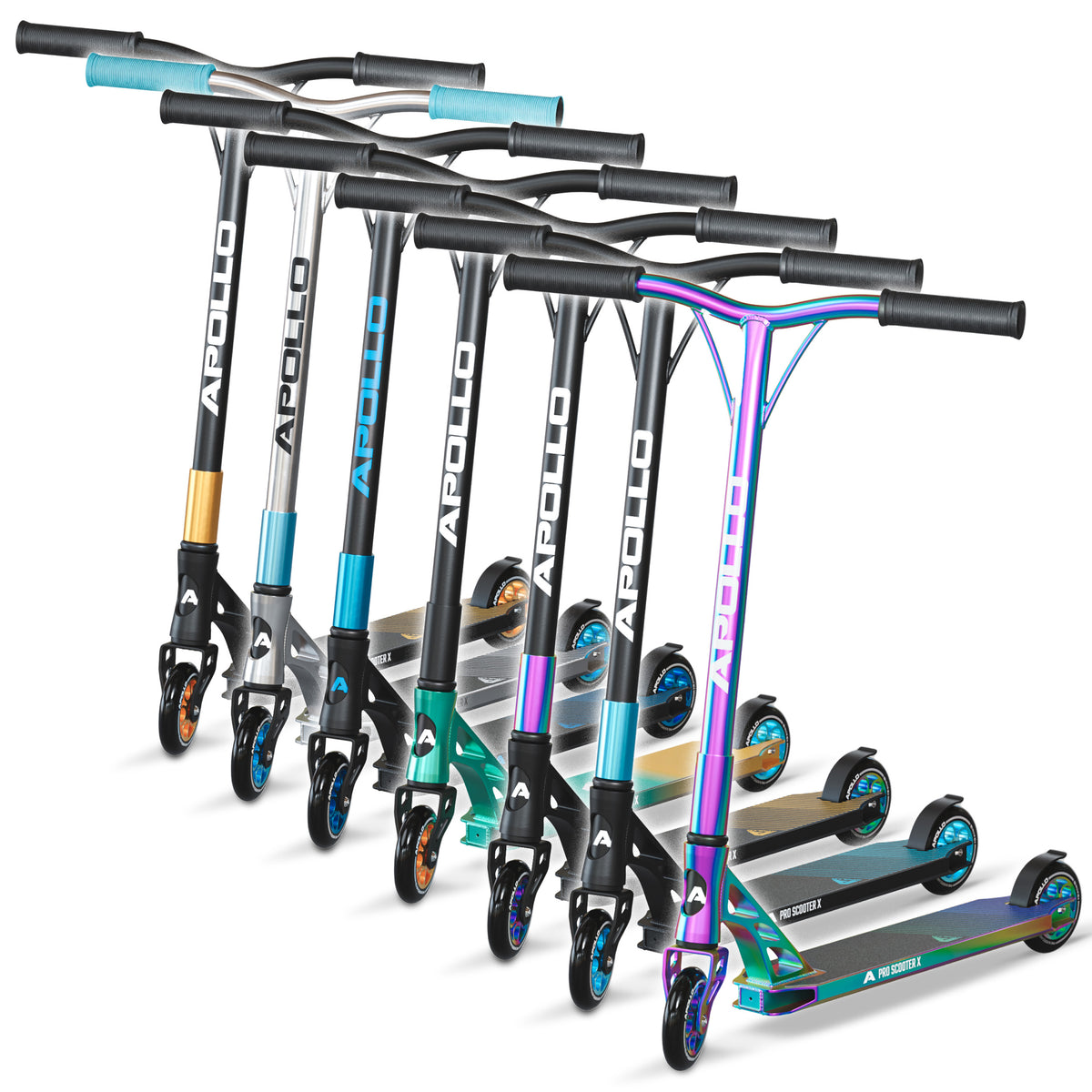 High End Stunt Scooter - Genesis Pro X Stuntscooter mit ABEC 9 Kugella ...